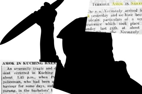 Looking Back At 5 Old Amok Cases In Sarawak | KajoMag